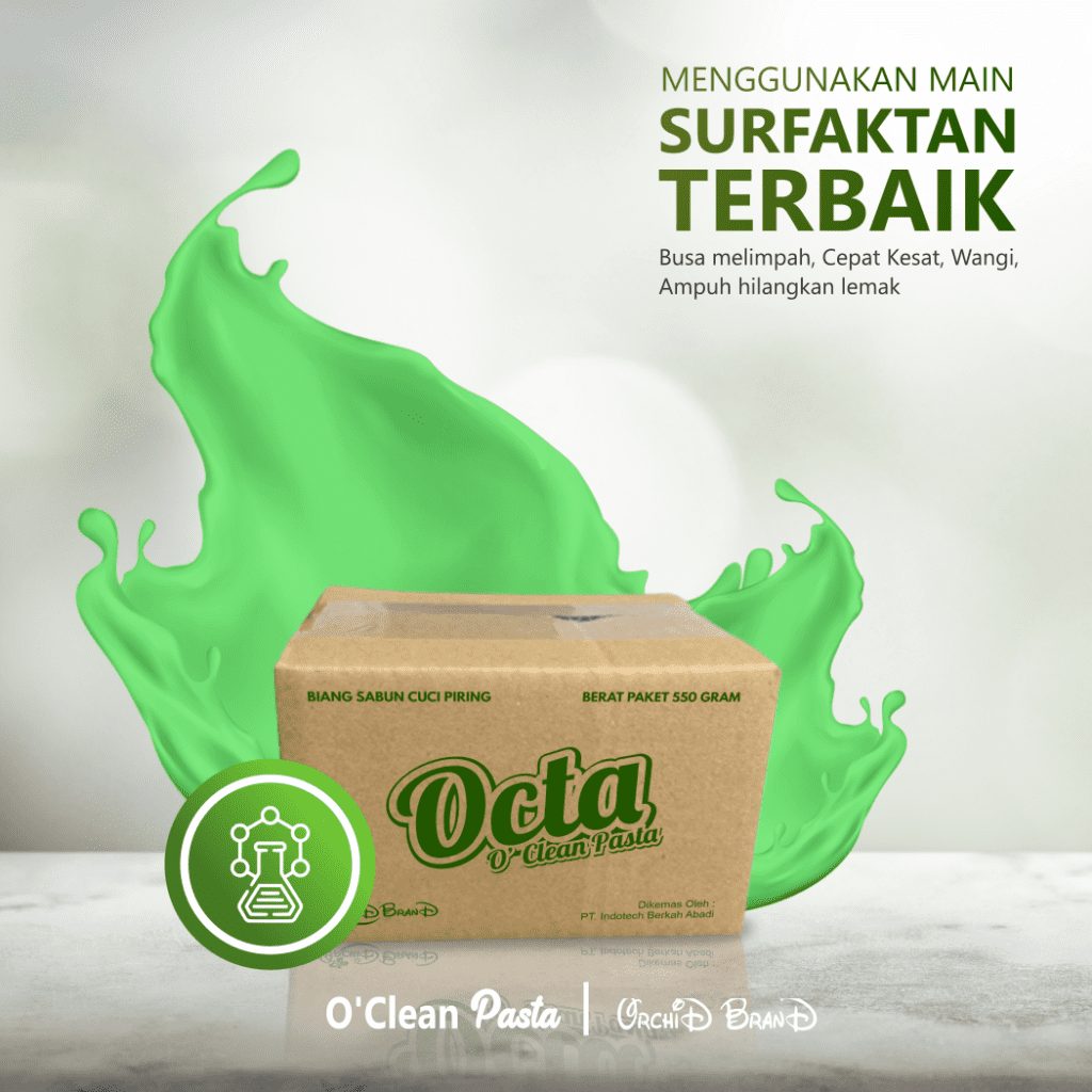 Octa, Paket Sabun Cuci Piring - Orchid Care Green Cleaning and Perfumery