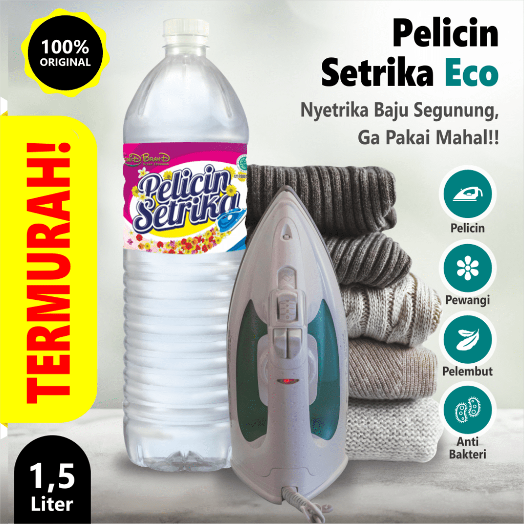 Fungsi Pewangi Laundry saat Setrika